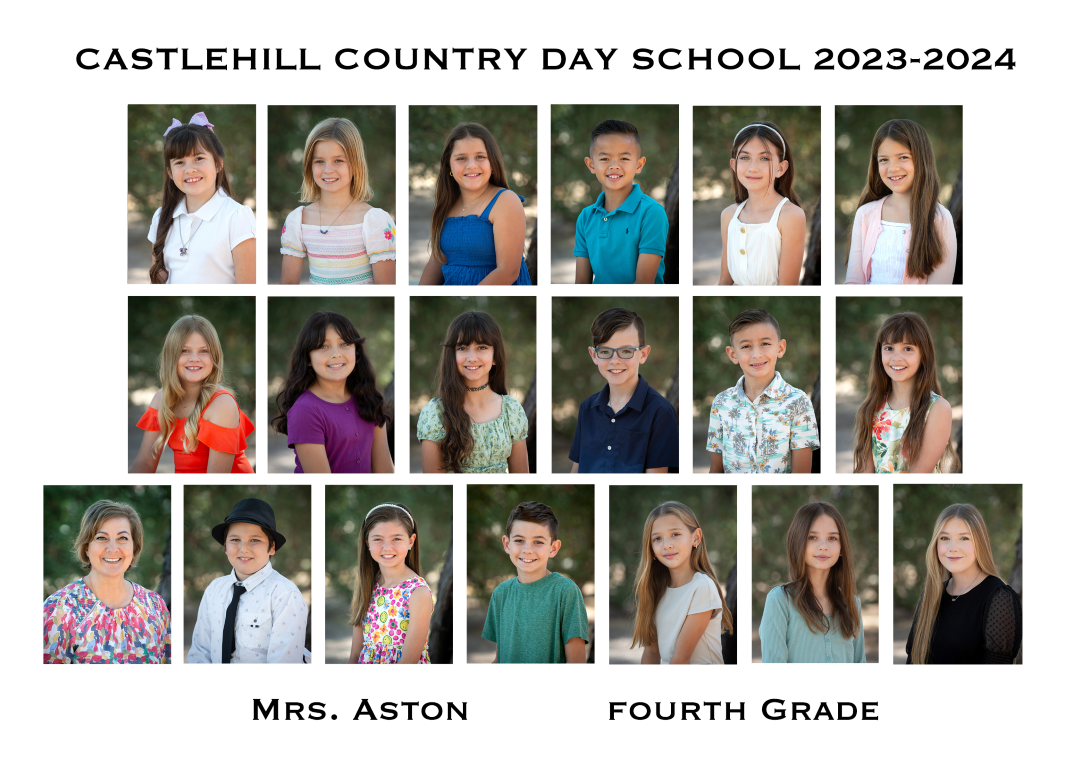 ASTON CLASS PHOTO 2023-2024 (Medium) - Castlehill Country Day School